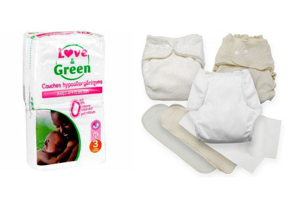 Bébé au naturel avec des produits bio au quotidien